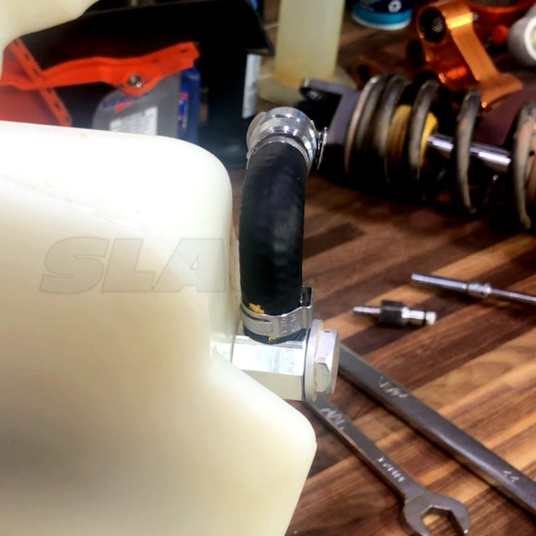 Slavens Mule 90 Degree Fuel Tank Fitting - Slavens Racing