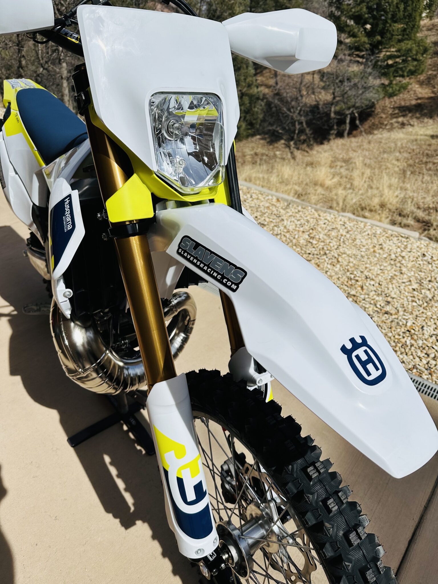 Slavens Mule MX-Tech Raven Complete Fork w/ Triple Clamp