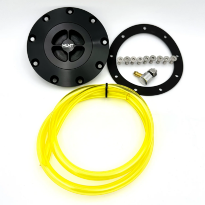 Low Profile Dry Break Gas Cap by Hunt Racing Products