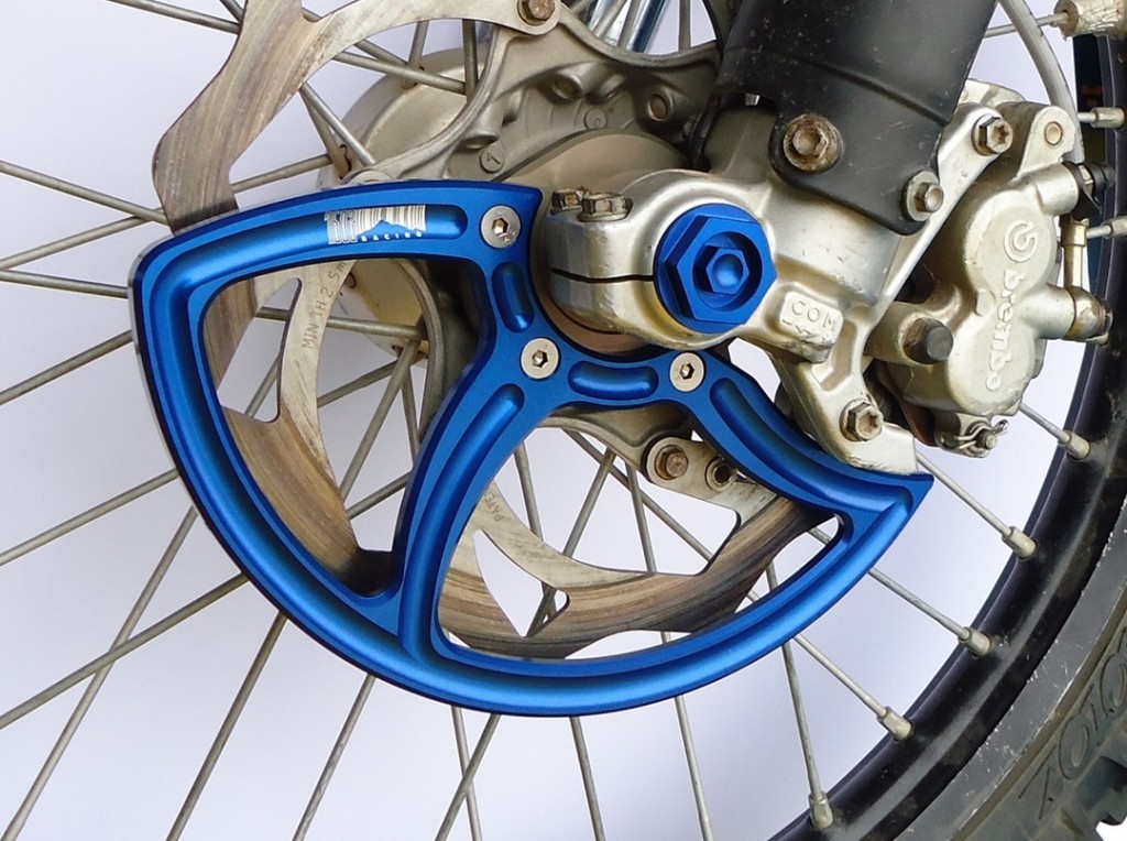 Front Disc Guards for KTM, Husqvarna, GasGas by 7602 Racing