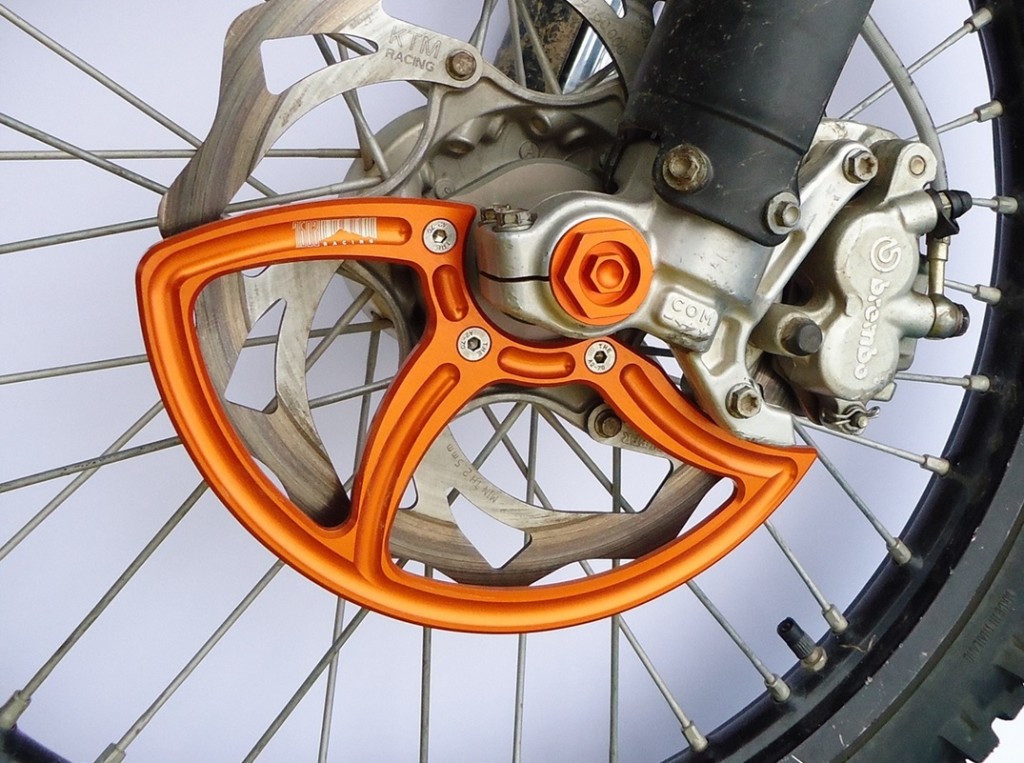 Front Disc Guards for KTM, Husqvarna, GasGas by 7602 Racing